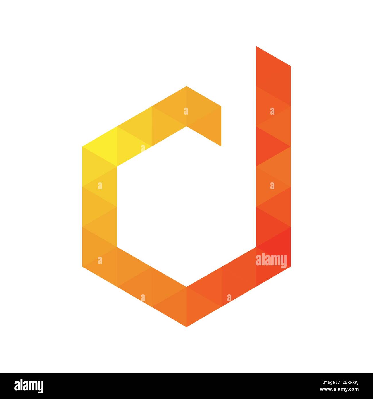 Digital D logo design template Stock Vector Image & Art - Alamy