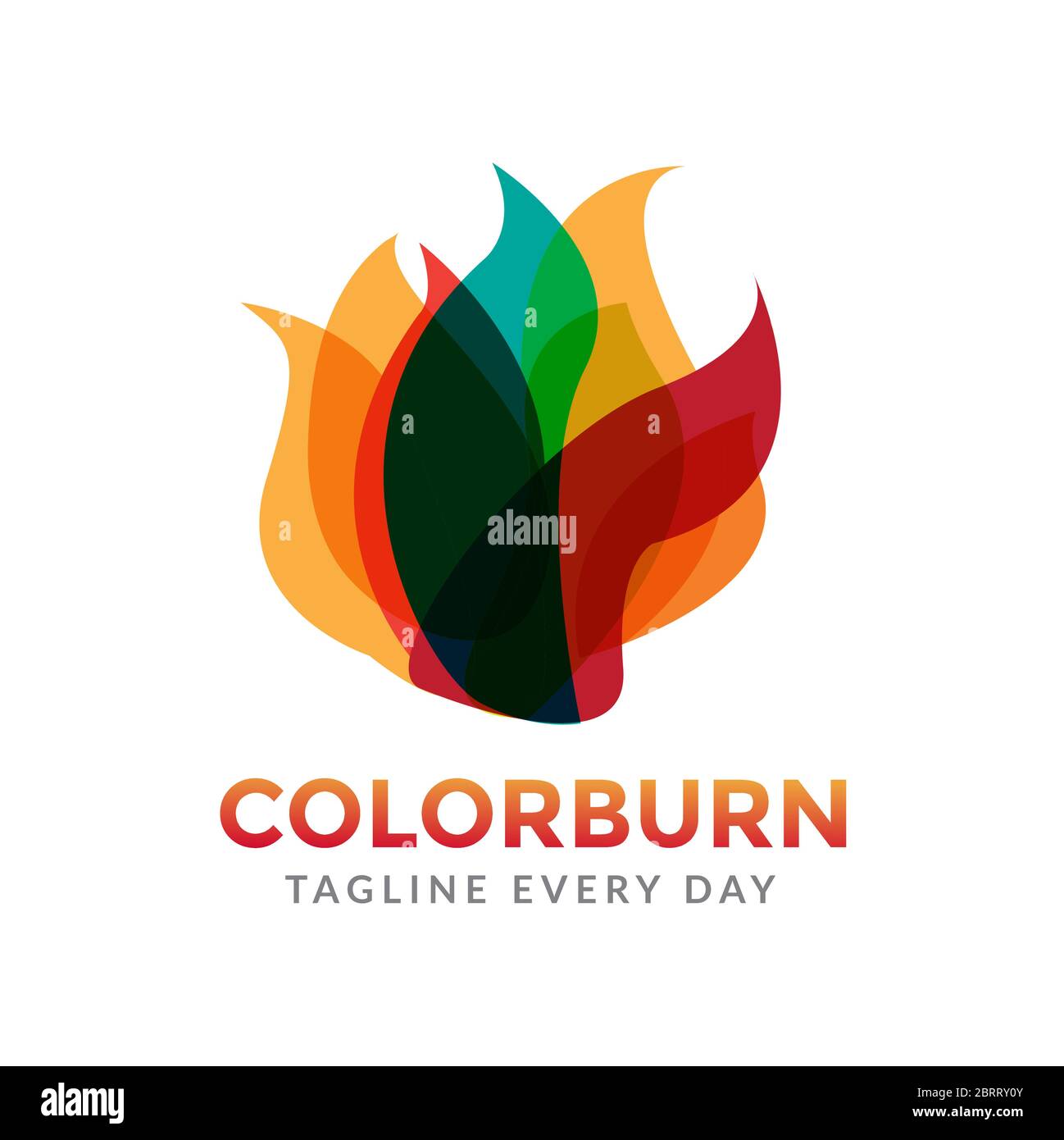 Abstract fire logo design Stock Vector Image & Art - Alamy