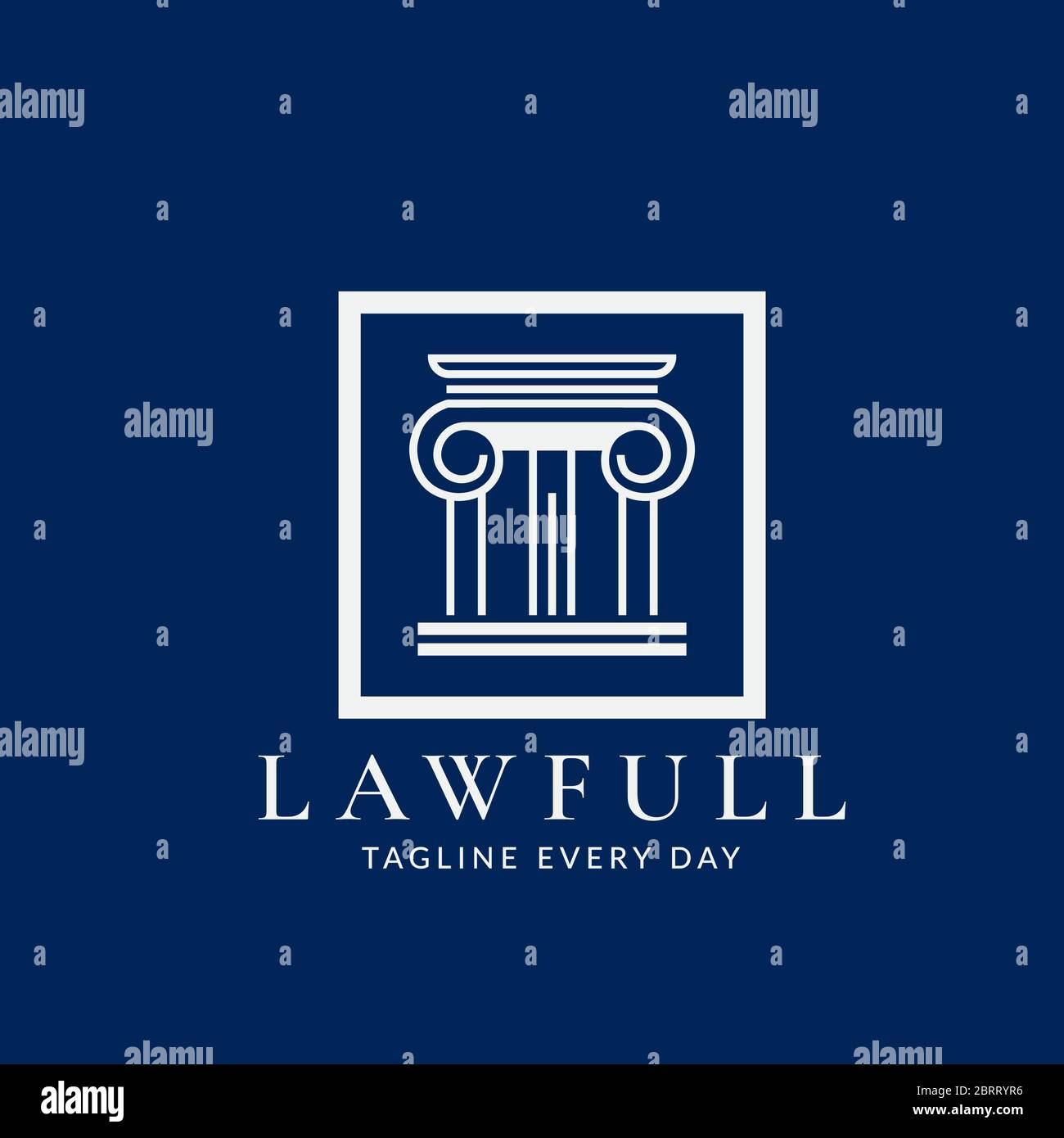 Minimalist law logo design template Stock Vector Image & Art - Alamy