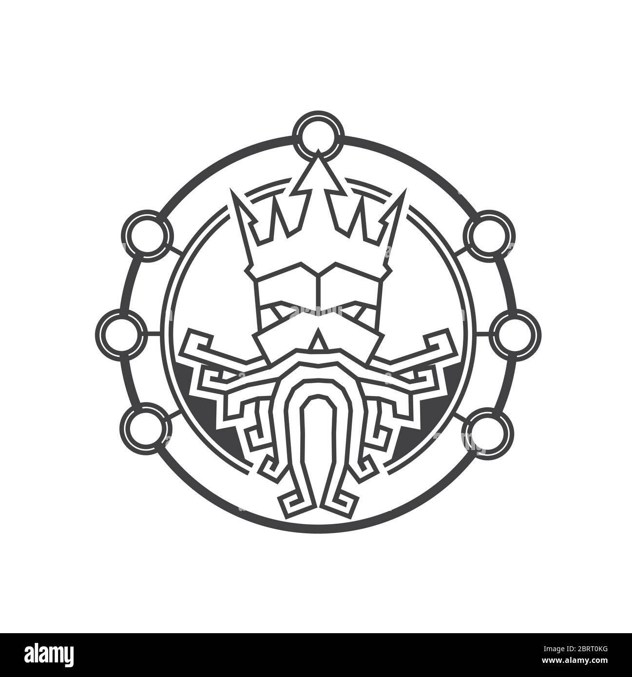 Viking shield design Black and White Stock Photos & Images - Alamy