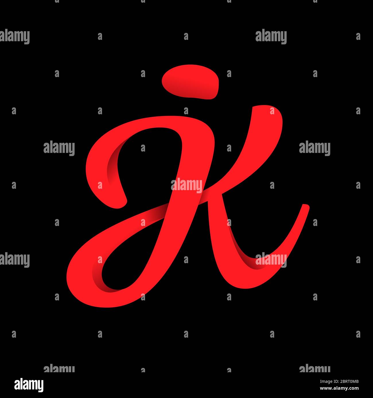 Letter JK logo design template Stock Vector Image & Art - Alamy