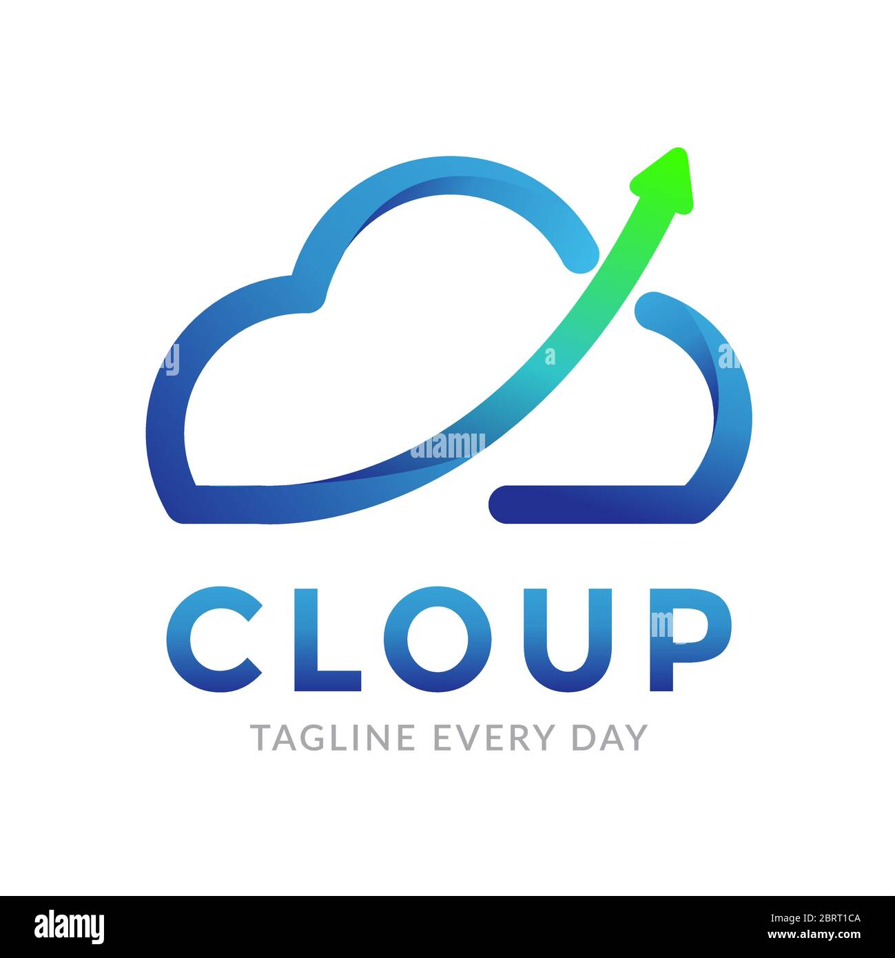Cloud Upload logo design template Stock Vector Image & Art - Alamy