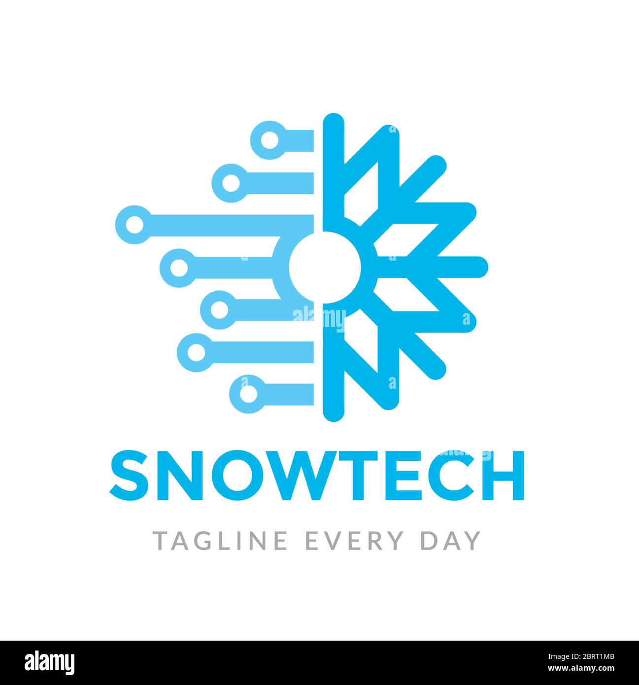 Snowflake connect logo design template Stock Vector Image & Art - Alamy
