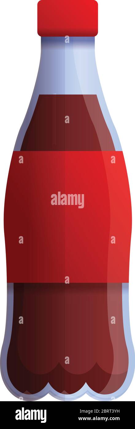 Cola drink bottle icon. Cartoon of cola drink bottle vector icon for ...