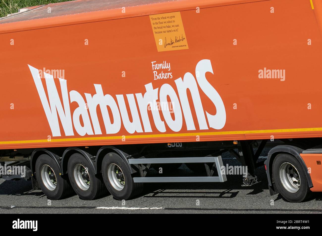 Warburtons livery truck hi-res stock photography and images - Alamy