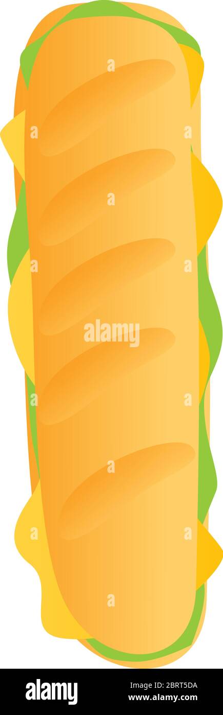 Sandwich icon. Cartoon of sandwich vector icon for web design isolated ...