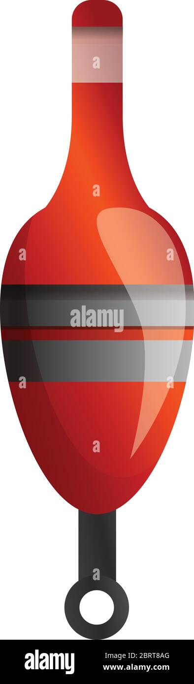 River bobber icon. Cartoon of river bobber vector icon for web design ...