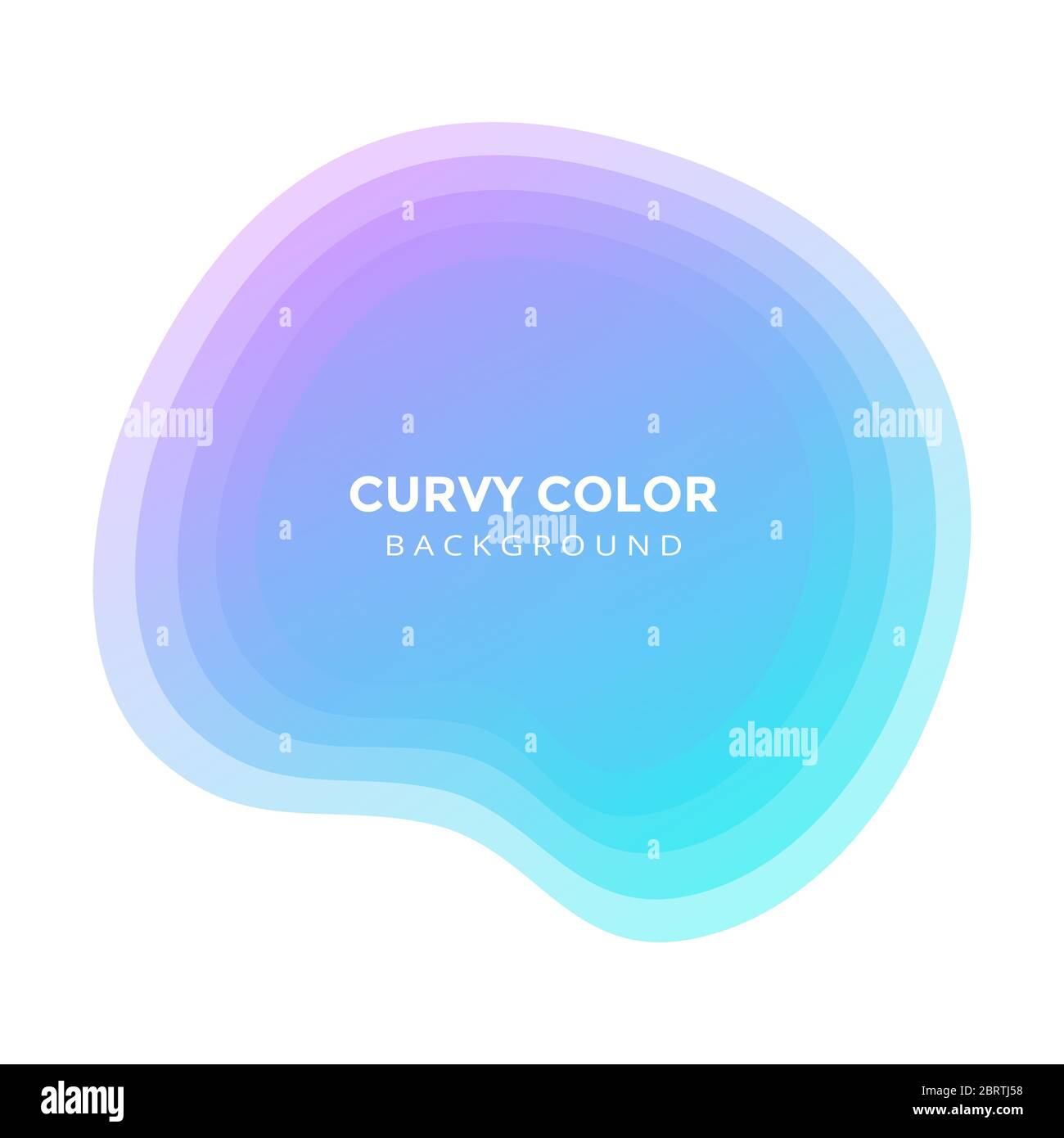Modern liquid abstract blur blob element graphic gradient flat style ...