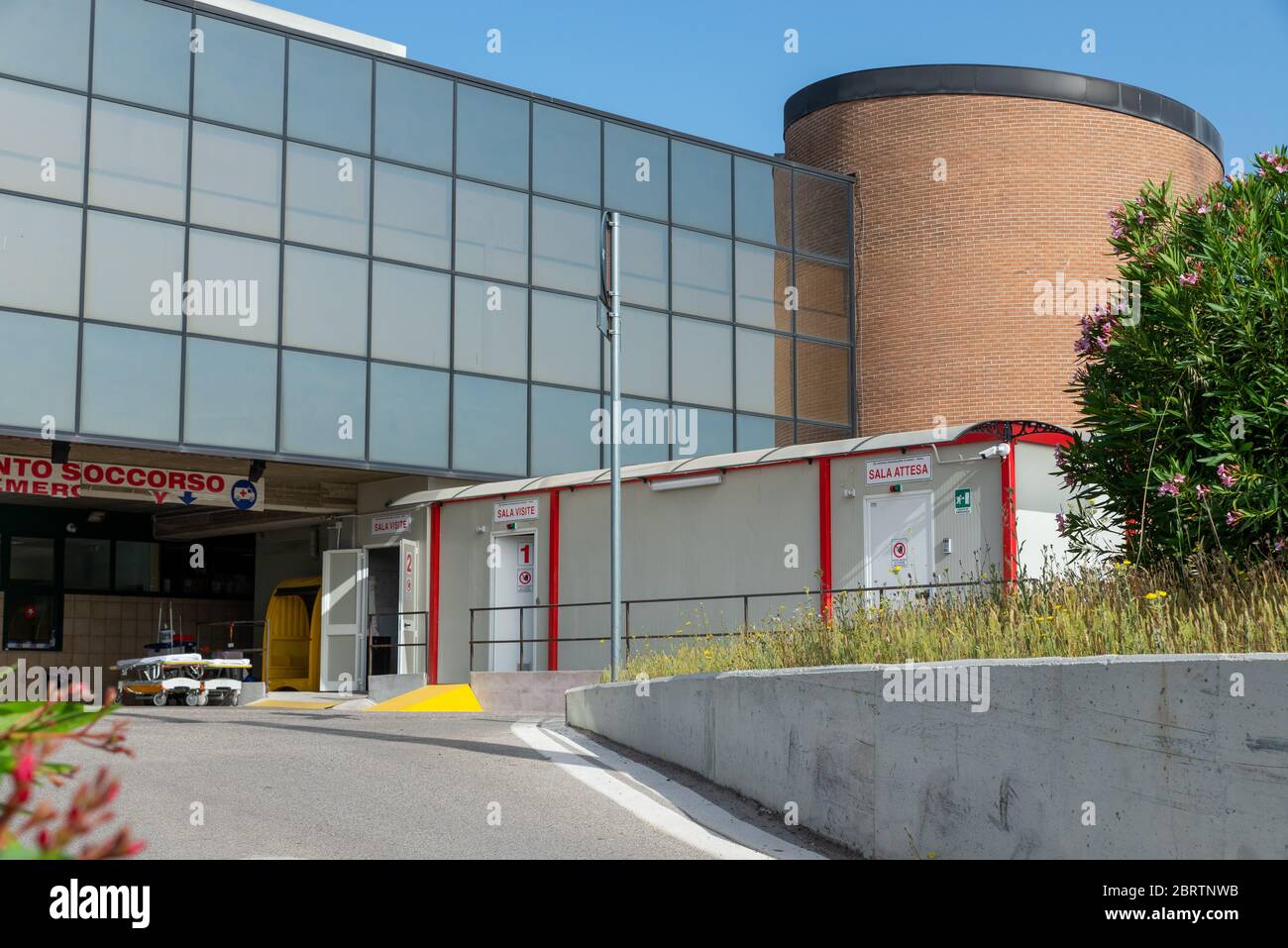 terni,italy may 17 2020 :emergency room of the santa maria di terni ...