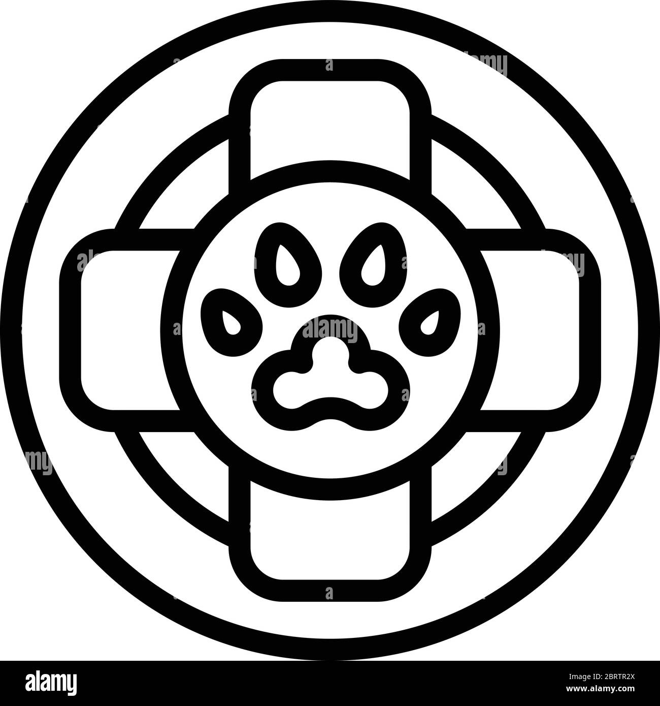 Dog medical help icon, outline style Stock Vector Image & Art - Alamy