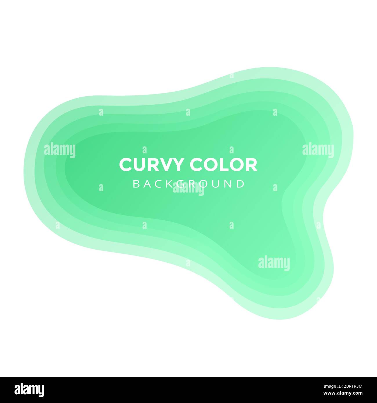 Modern liquid abstract blur blob element graphic gradient flat style ...