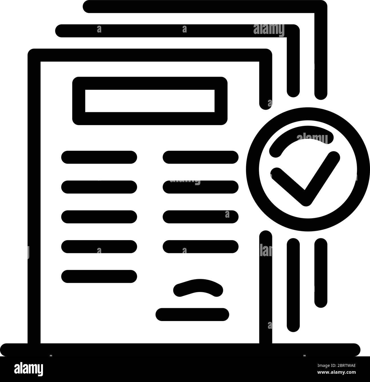 Personal papers Stock Vector Images - Alamy