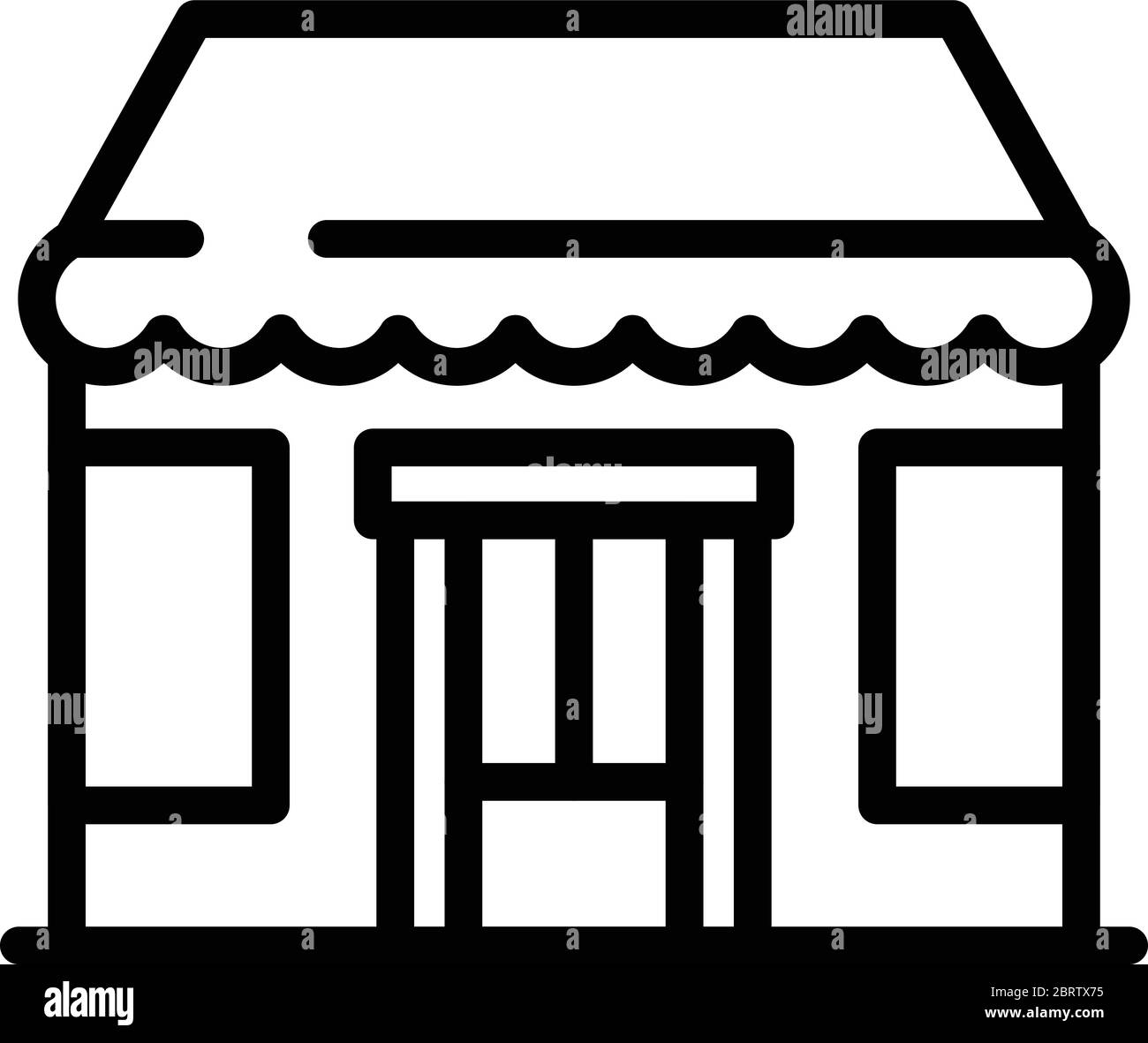 Coffee shop icon, outline style Stock Vector Image & Art - Alamy