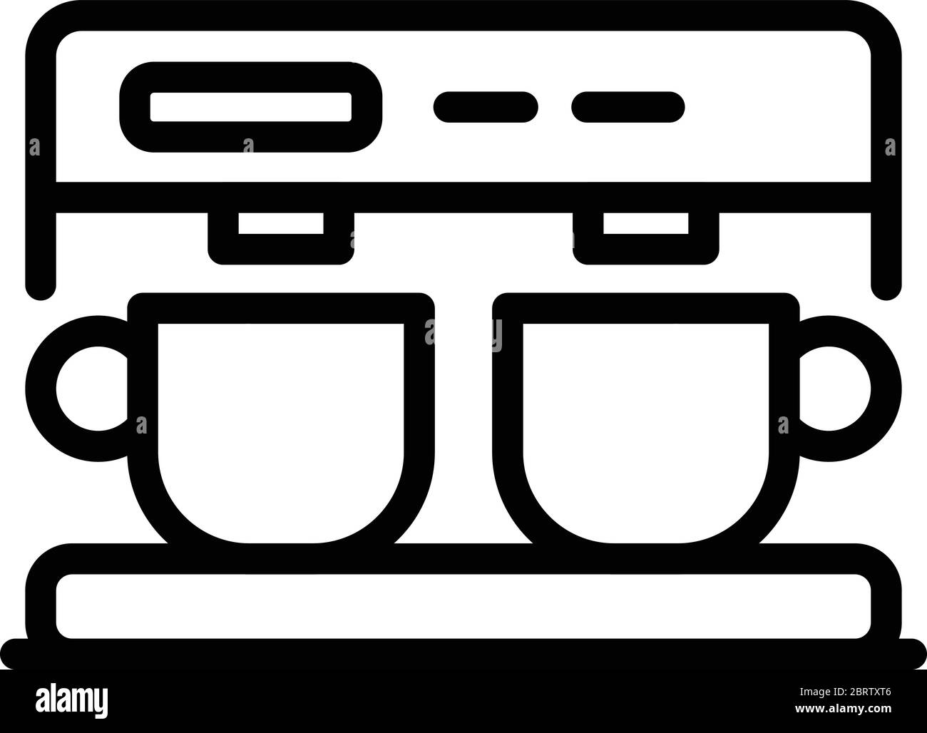 Professional coffee machine icon, outline style Stock Vector Image ... Professional coffee machine icon, outline style Stock Vector Image ...