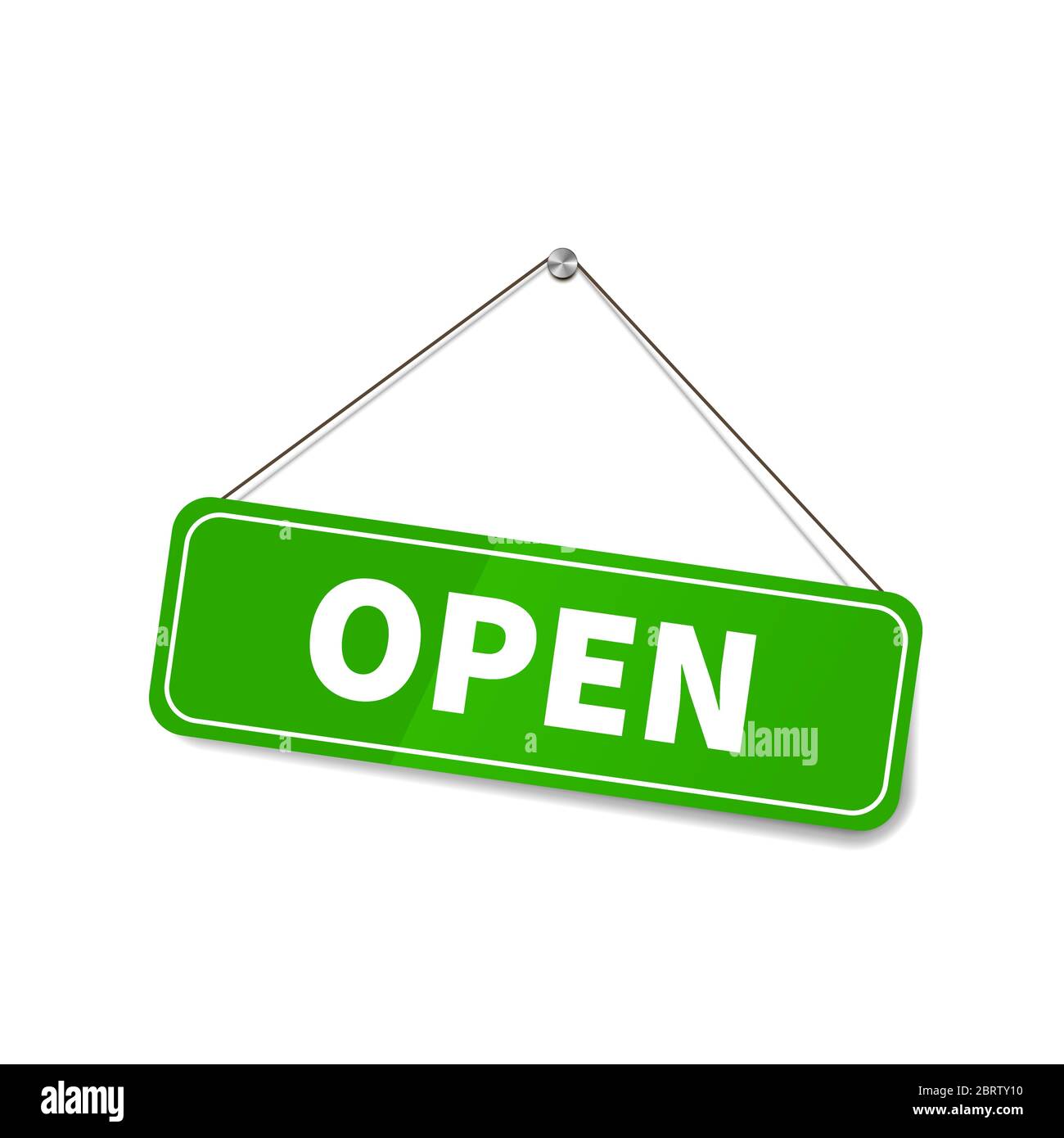 Hanging Open Sign Clip Art