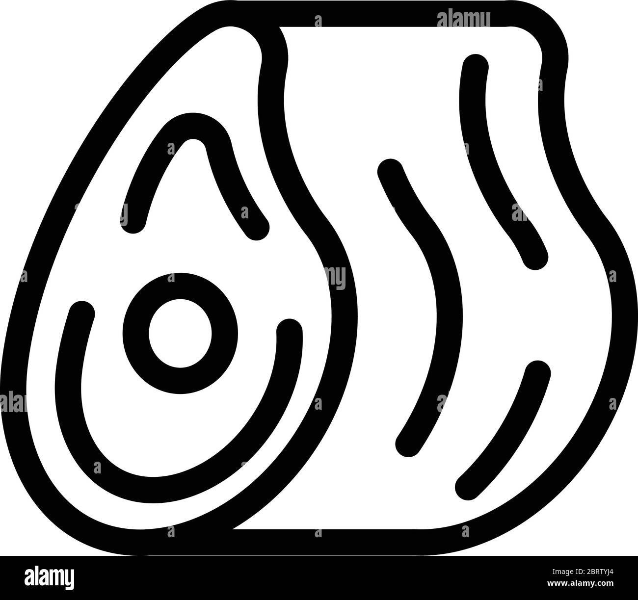 Meat icon, outline style Stock Vector Image & Art - Alamy
