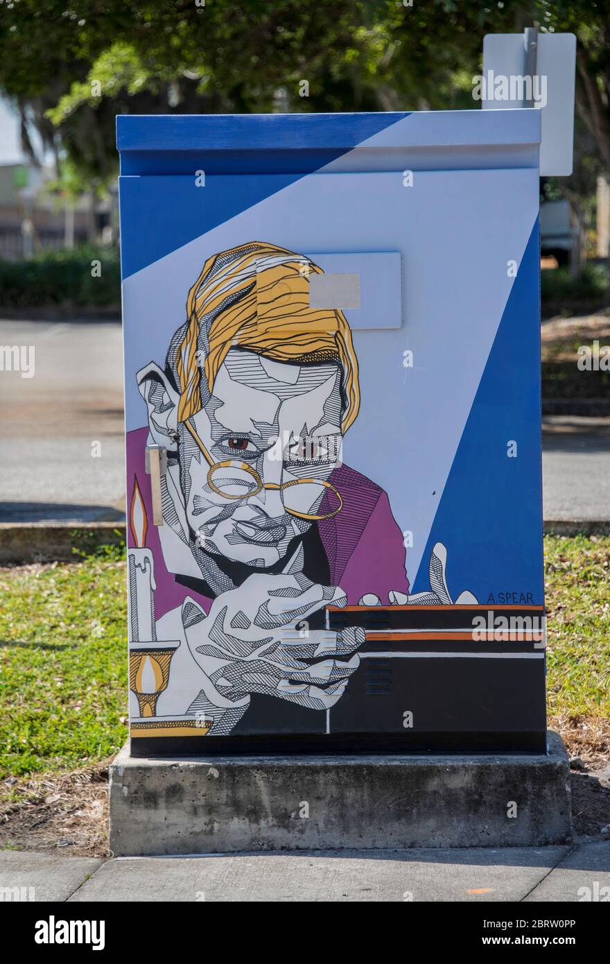Orlando Traffic Art Box Stock Photo - Alamy
