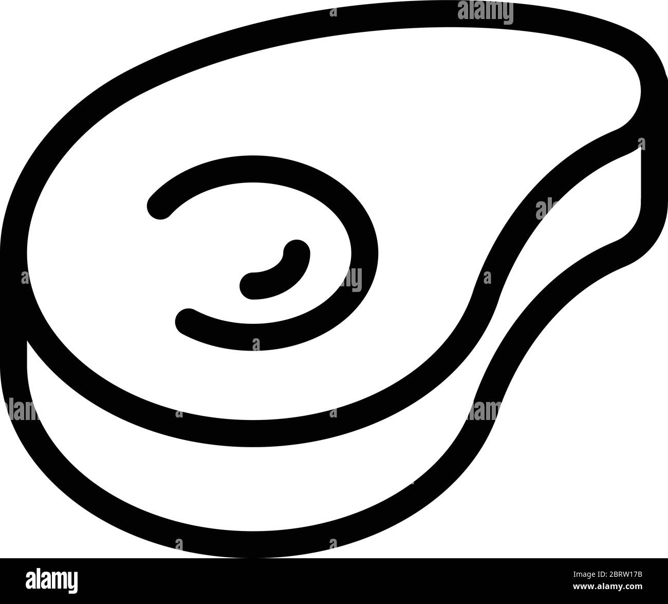 Delicious steak icon, outline style Stock Vector Image & Art - Alamy