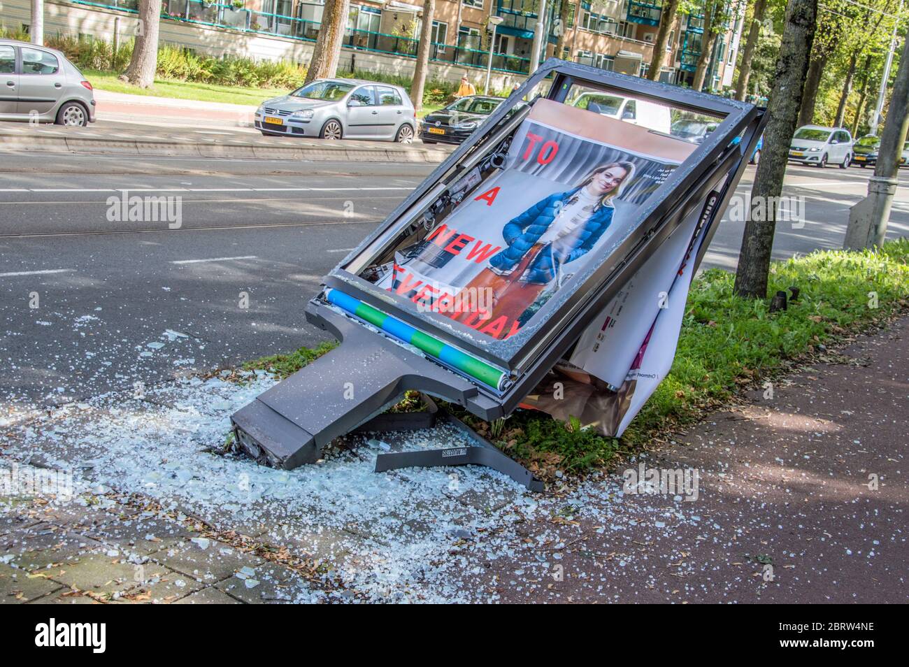 Destroyed destroy company sign hi-res stock photography and images - Alamy