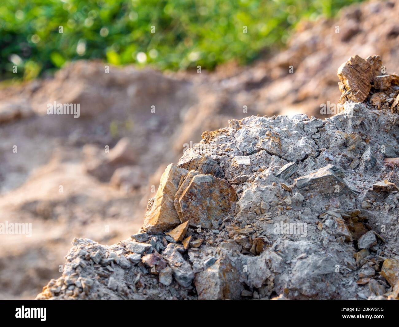 Texture of stone and soil on rocky mountain soil Stock Photo - Alamy