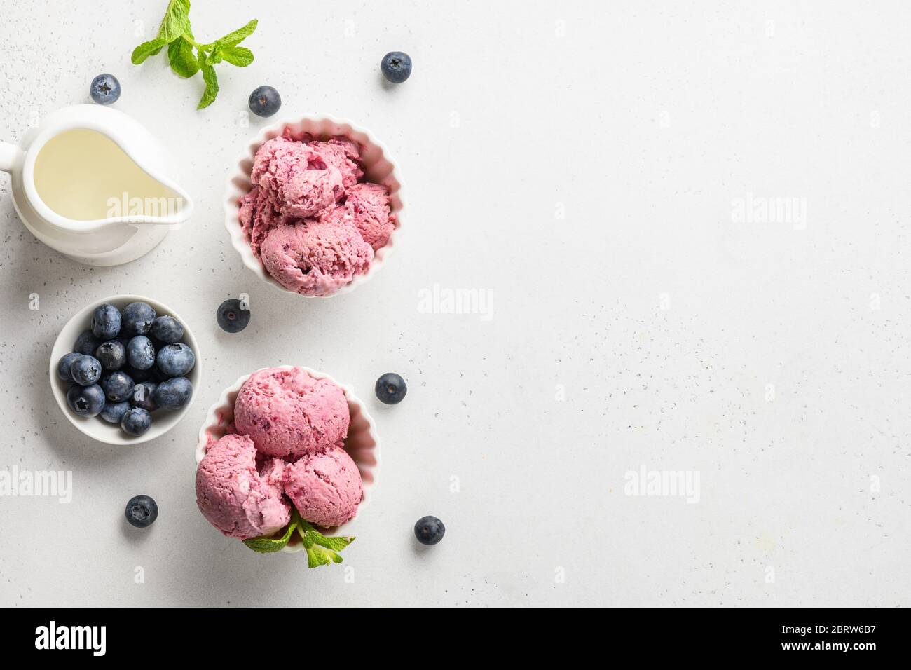 Blueberry Ice Cream Wallpaper