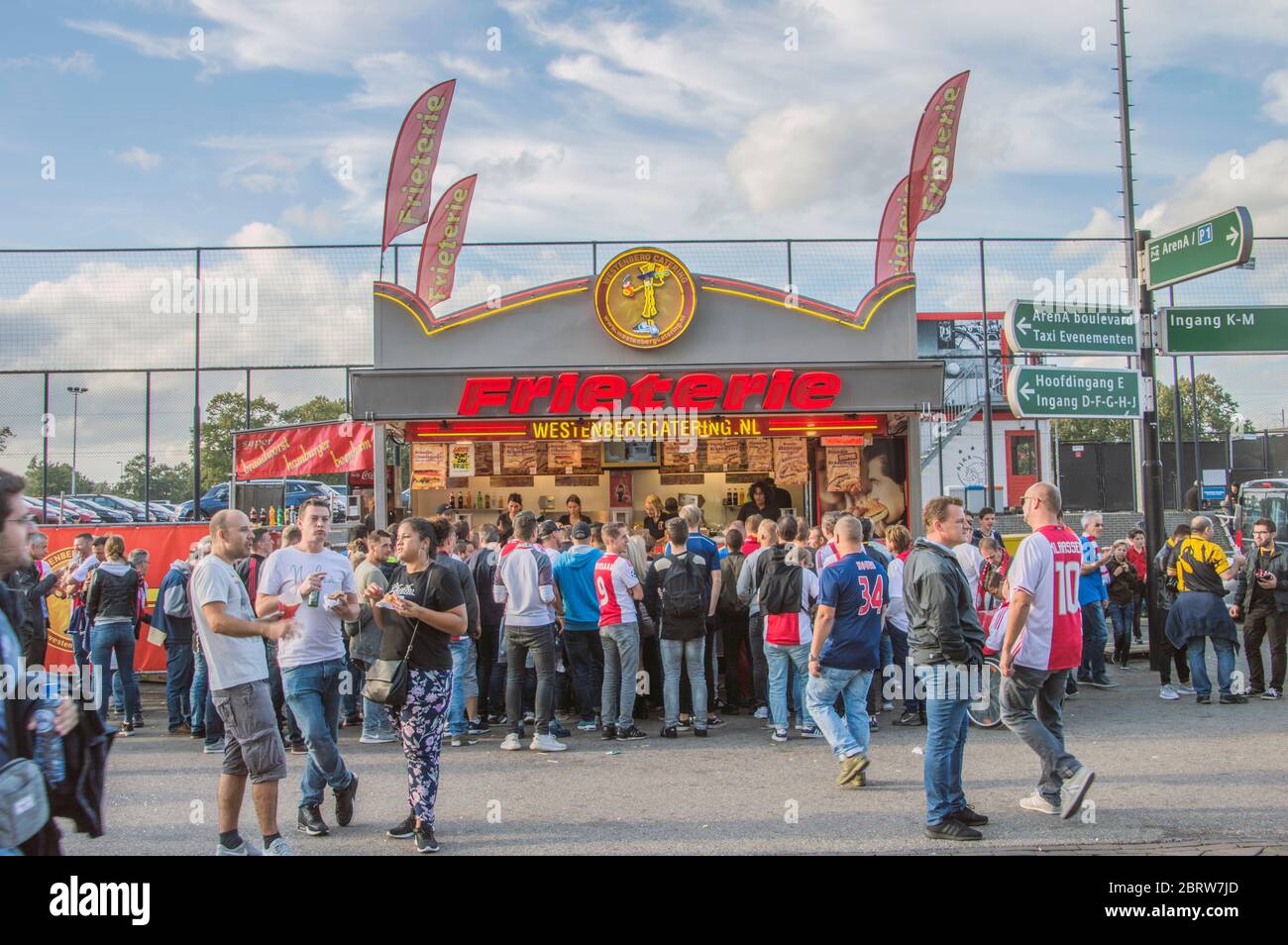 French Fries Stand At The Johan Cruijff Arena Stadium At Amsterdam The ...