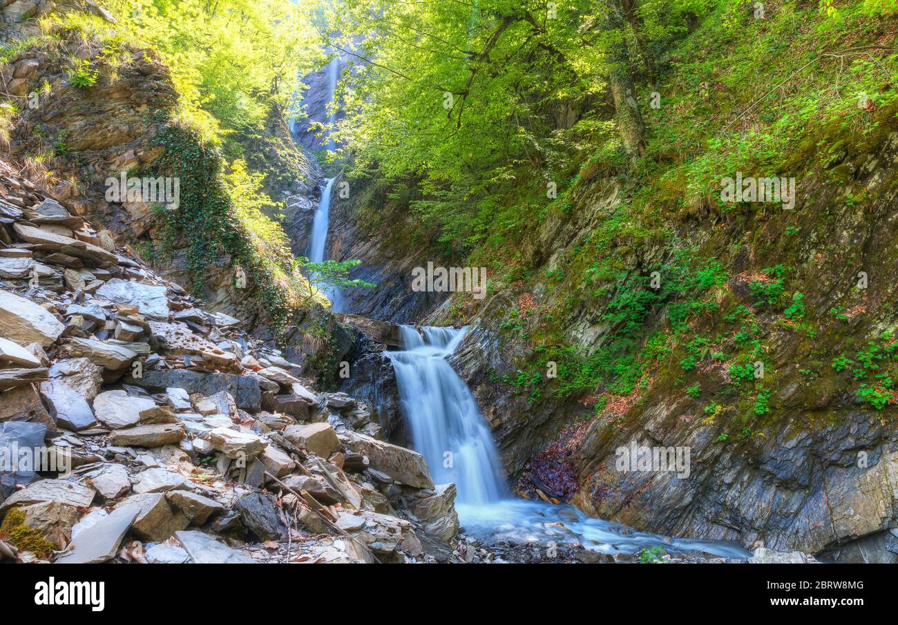 Three stage waterfall hi-res stock photography and images - Alamy