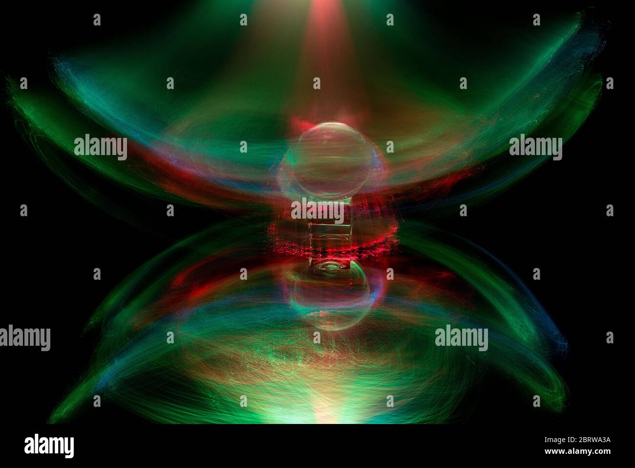 Light Painting with a Glass Ball Stock Photo - Alamy
