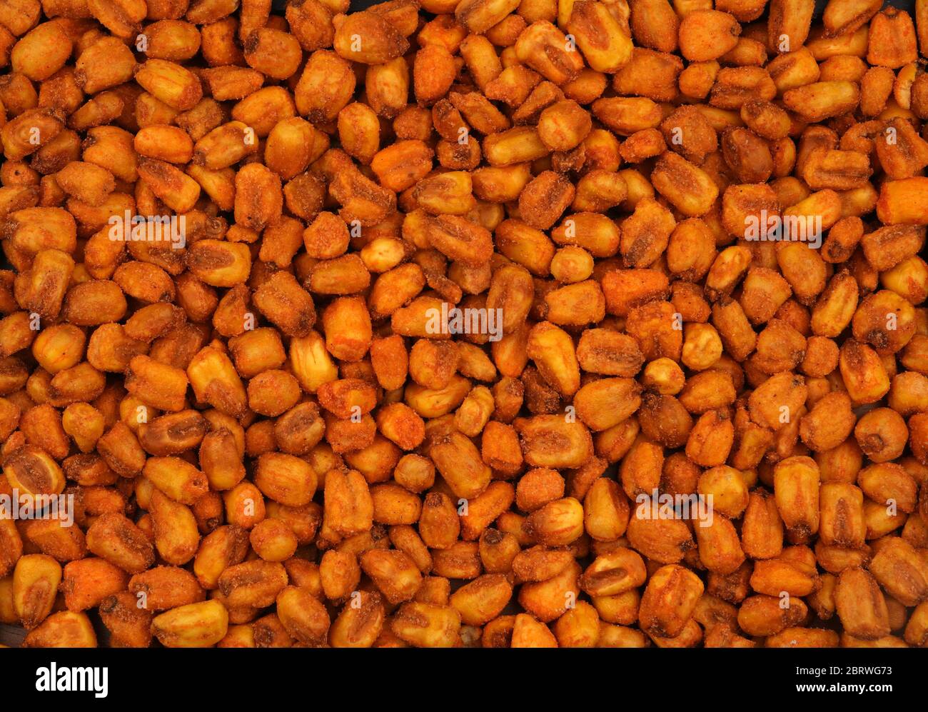 Organic corn nuts with sauce. For texture or background Stock Photo - Alamy
