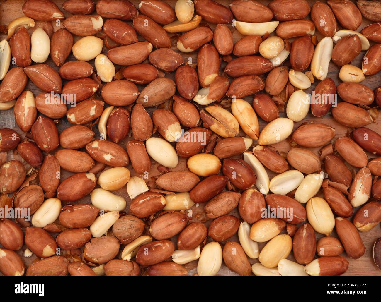 Organic unsalted peanuts. For texture or background Stock Photo - Alamy