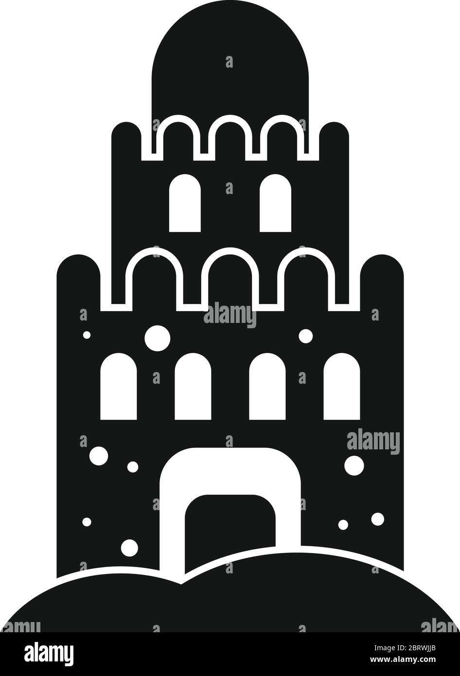 Sand water build icon Cut Out Stock Images & Pictures - Alamy