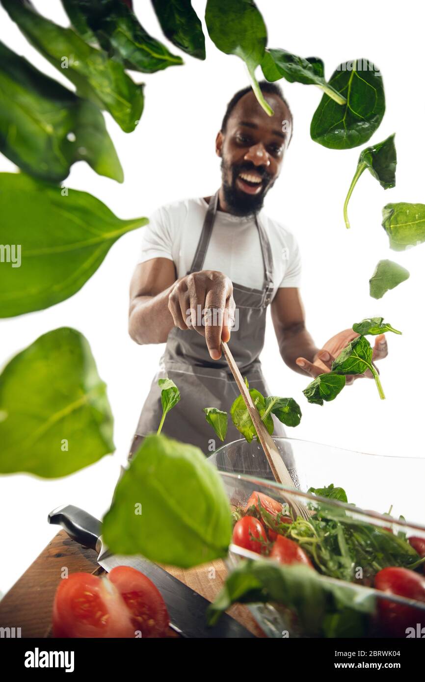 African american cook artwork hi-res stock photography and images - Alamy