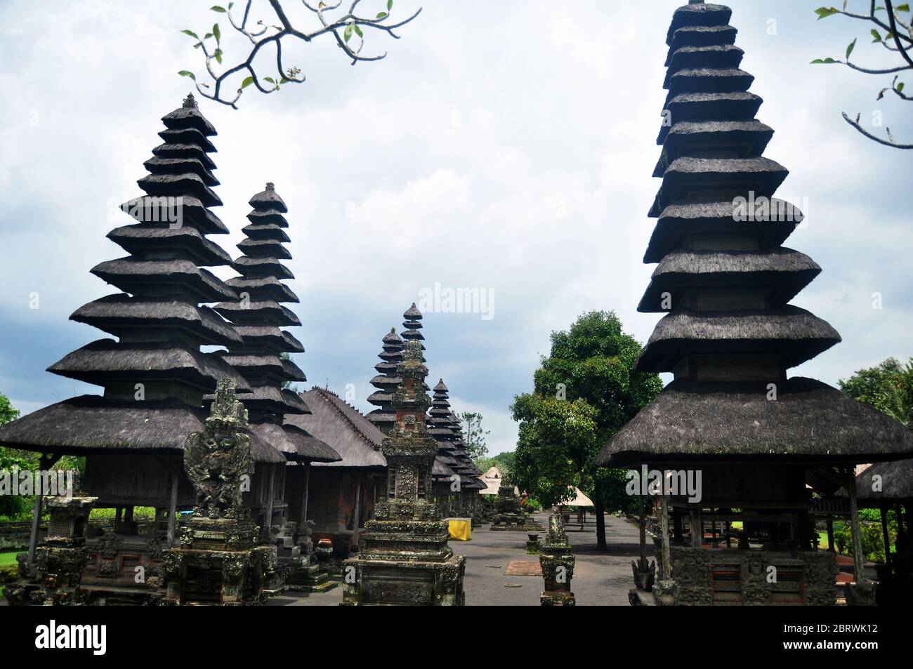 Ancient Meru towers of Pura Besakih temple significant Hindu ...