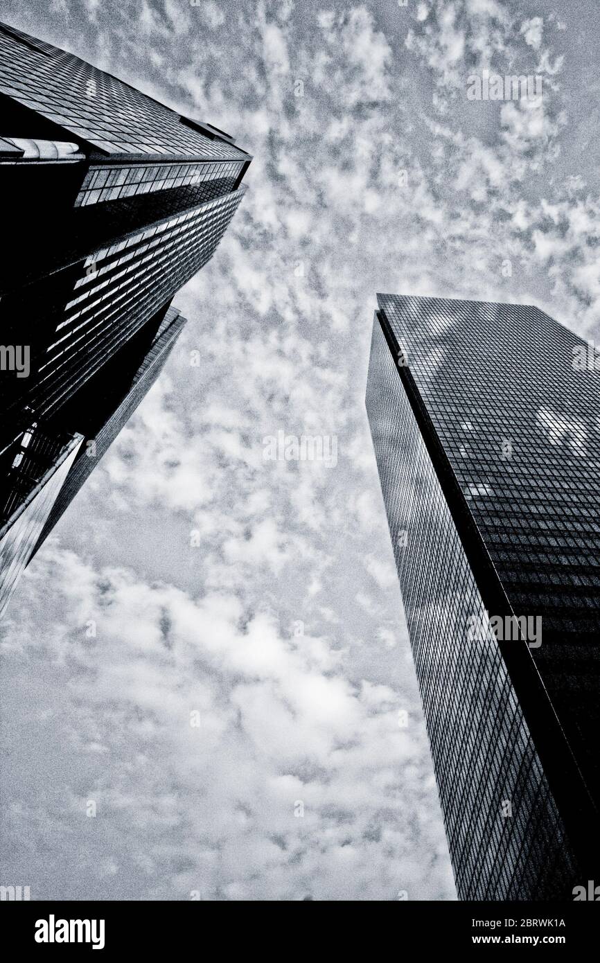 skyscraper building in urban city Stock Photo - Alamy
