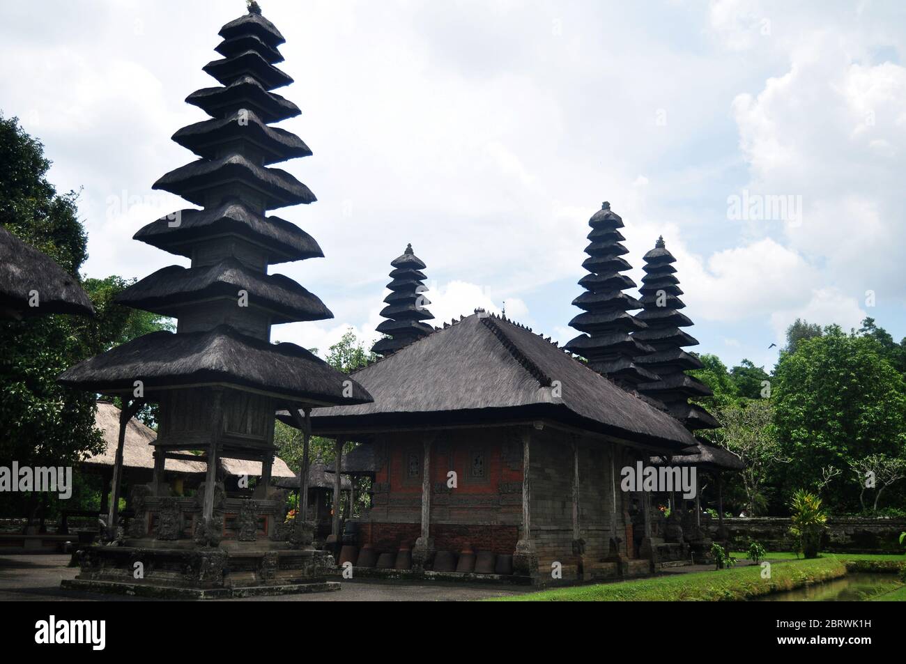 Ancient Meru towers of Pura Besakih temple significant Hindu ...