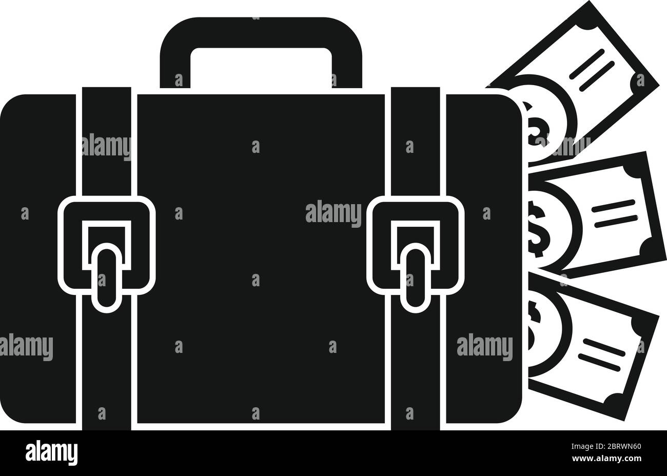 Money bag washing icon. Simple illustration of money bag washing vector ...