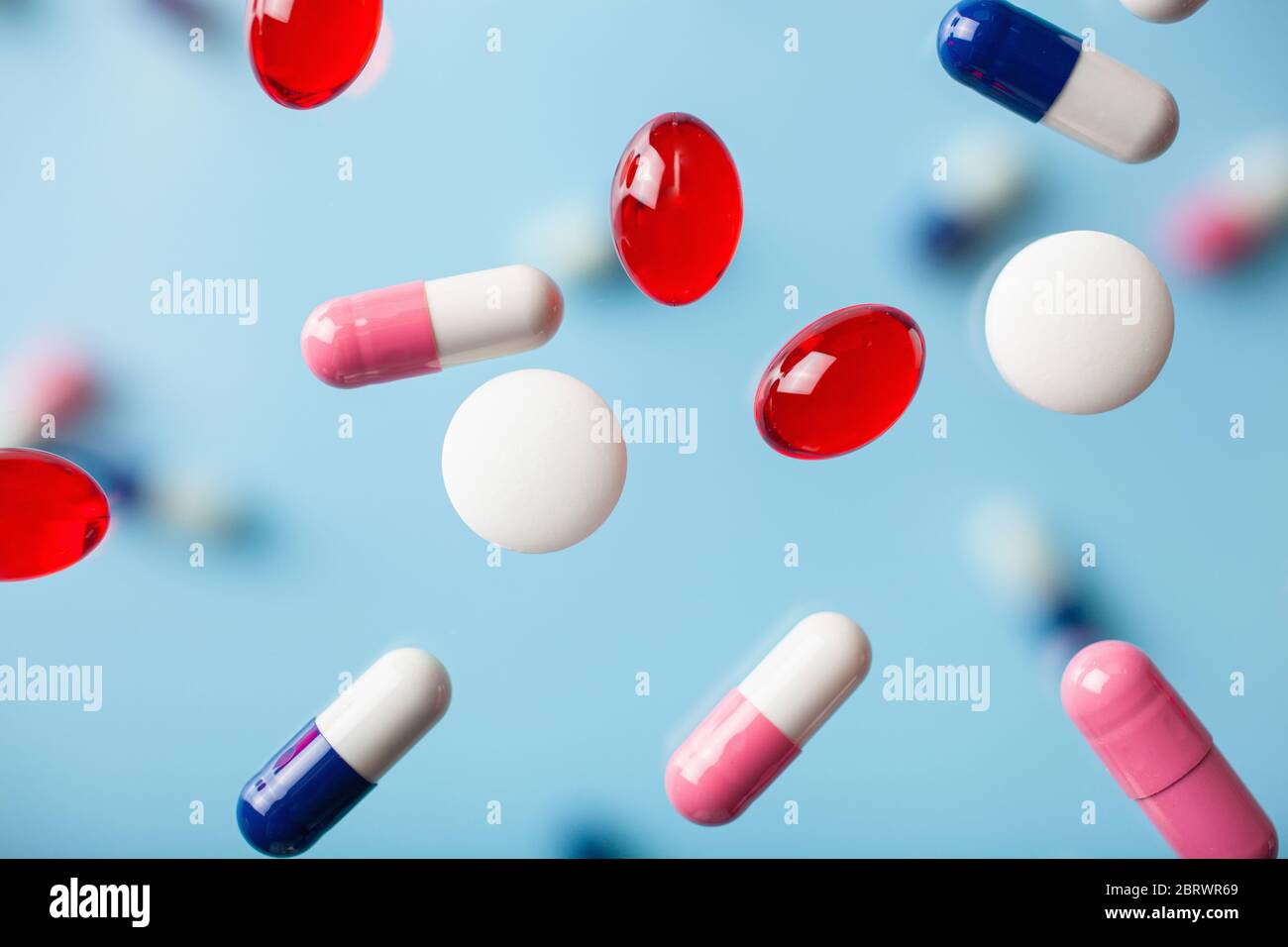 flying pill tablet capsule levitation medicine. medical treatment for ...