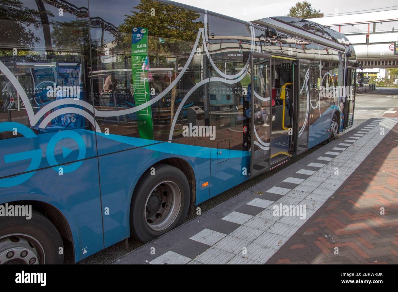 Side View Of An Allgo Bus At Almere The Netherlands 2018 Stock Photo ...