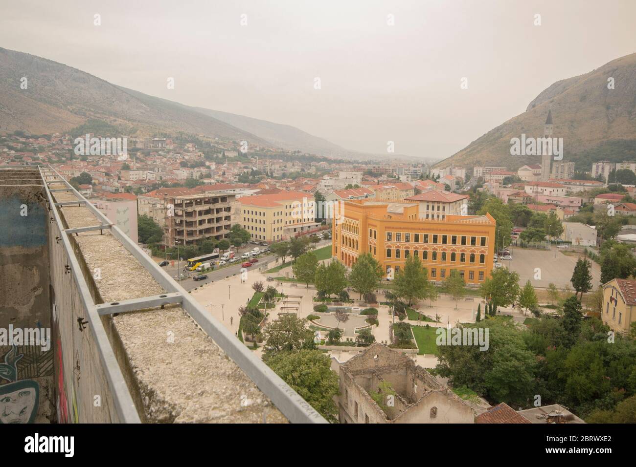 Mostar is situated on the Neretva River and is the fifth-largest city ...