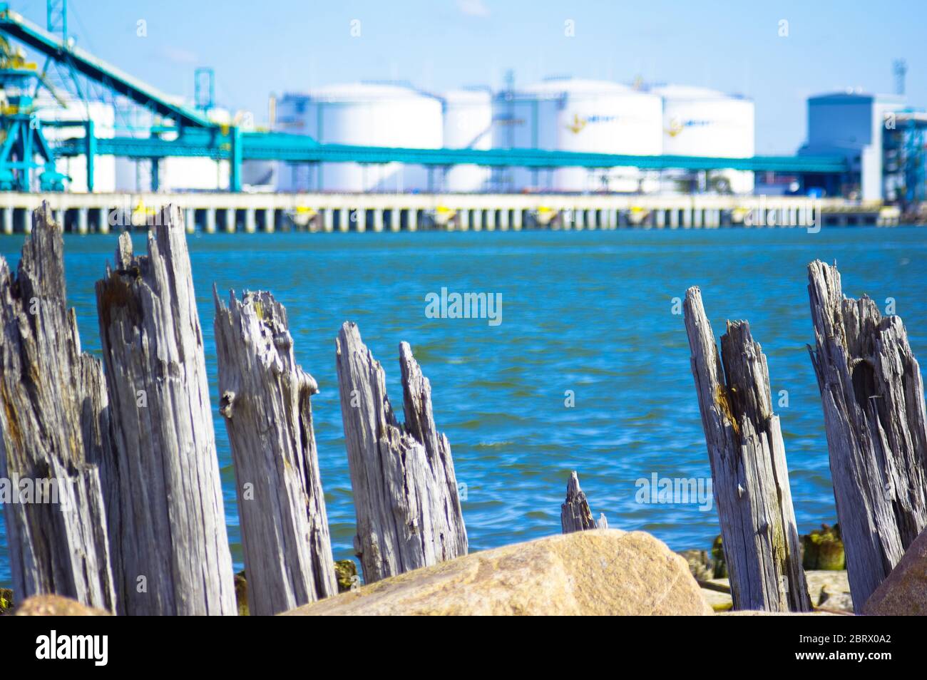 Crude Oil Terminal. Oil terminal is industrial facility for storage of ...