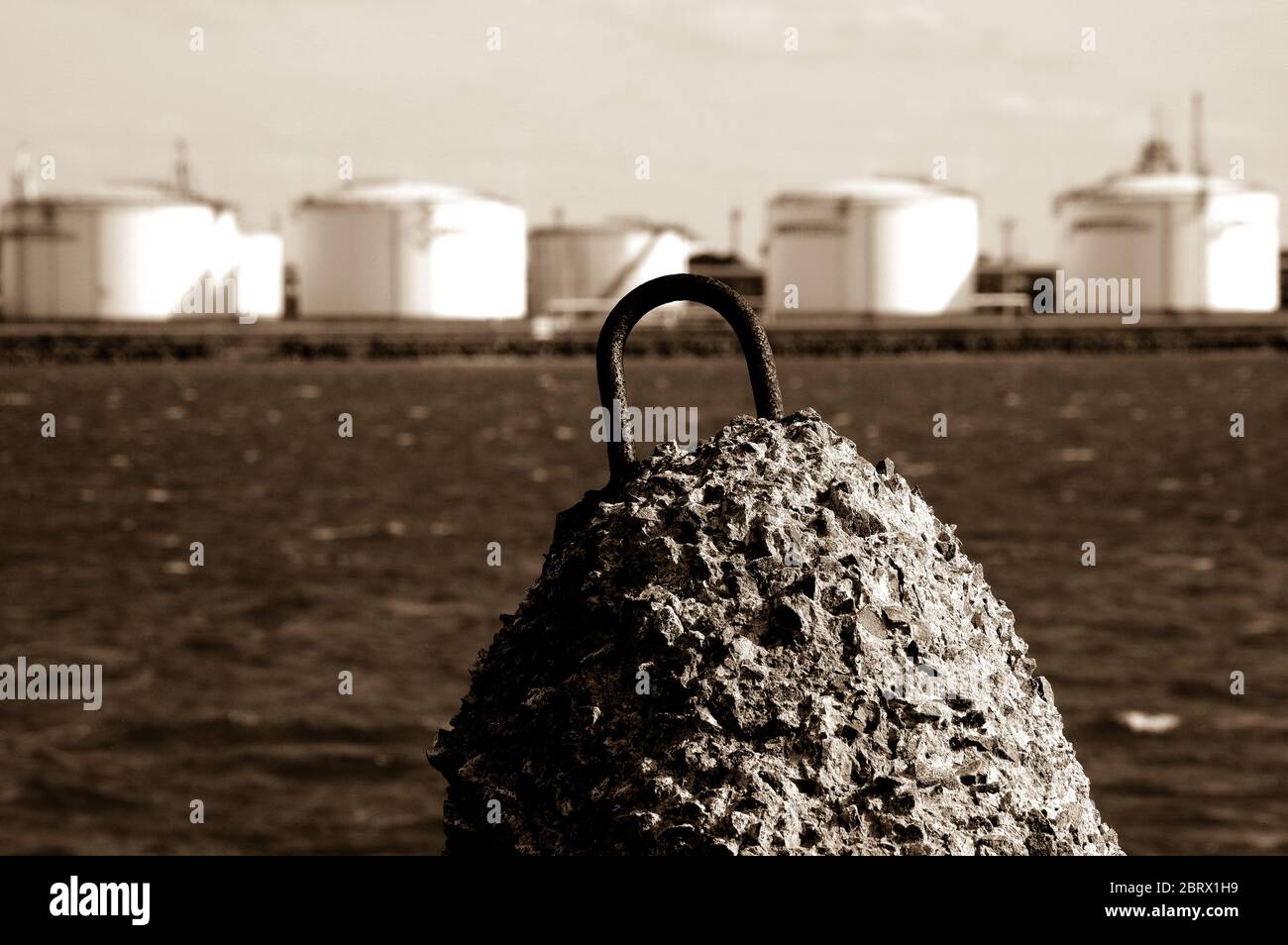 Crude Oil Terminal. Oil terminal is industrial facility for storage of ...