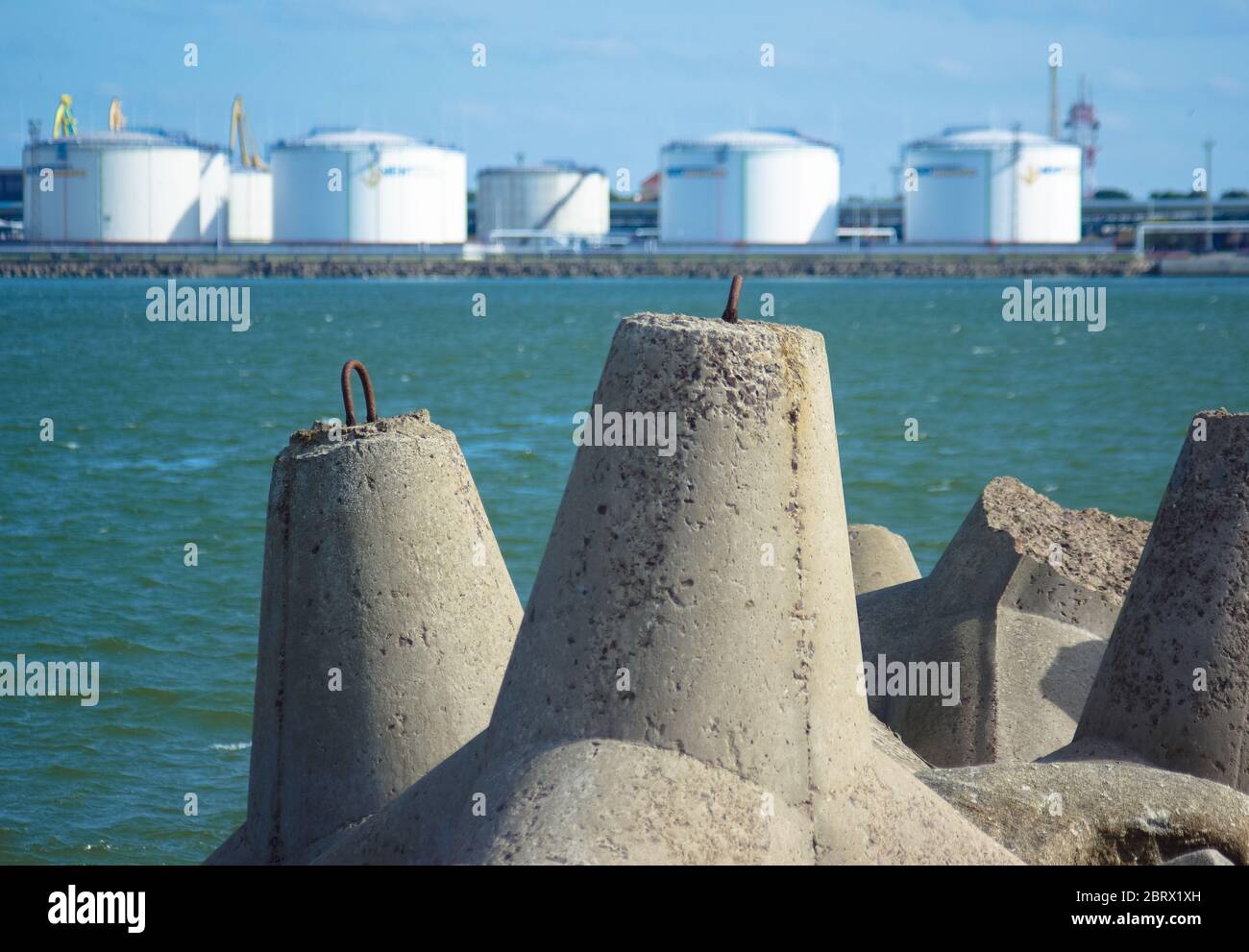Crude Oil Terminal. Oil terminal is industrial facility for storage of ...