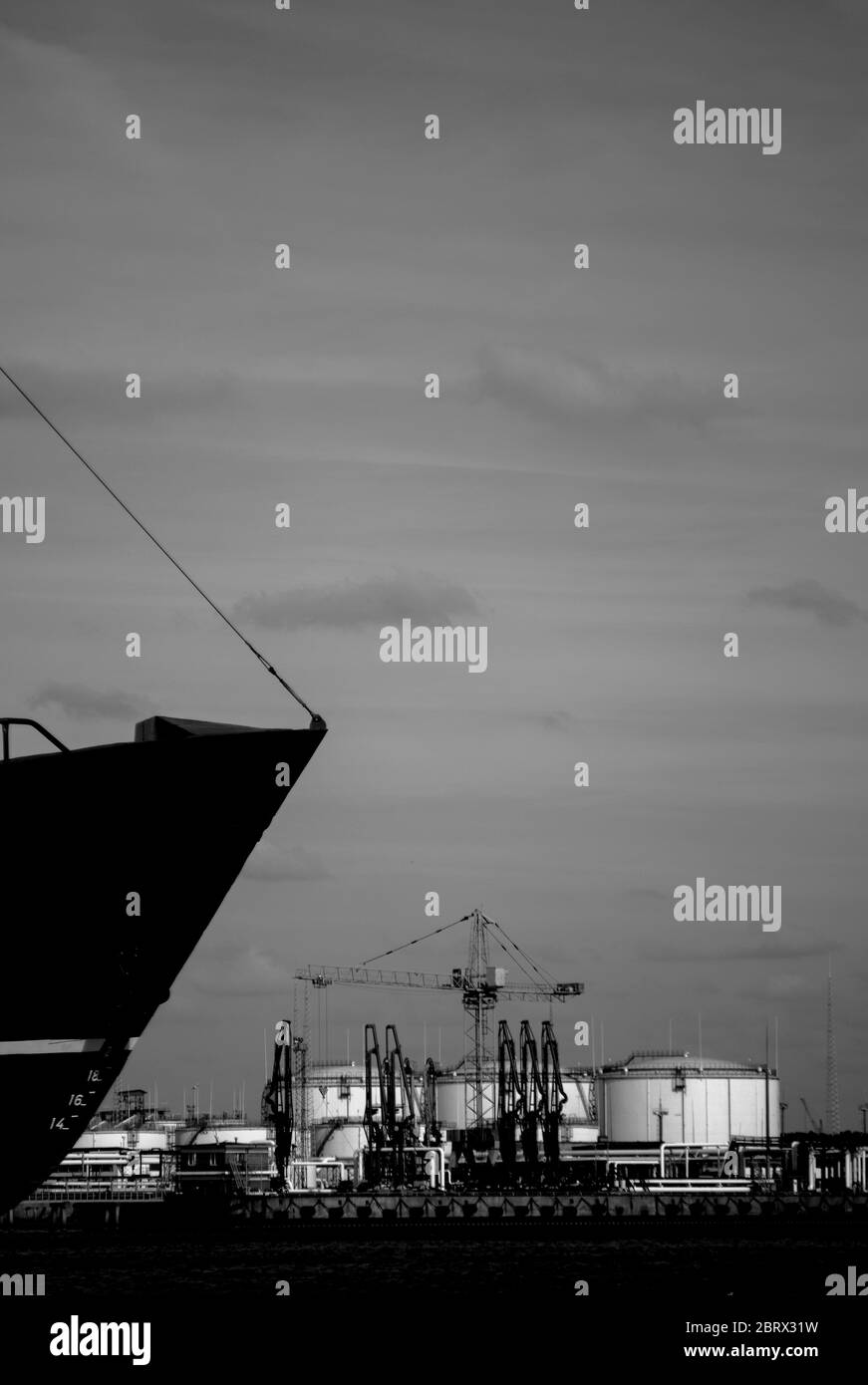 Crude Oil Terminal. Oil terminal is industrial facility for storage of ...