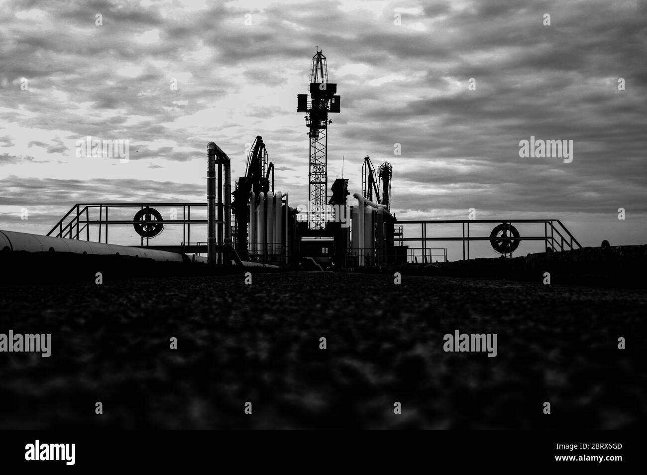 Crude Oil Terminal. Oil terminal is industrial facility for storage of ...