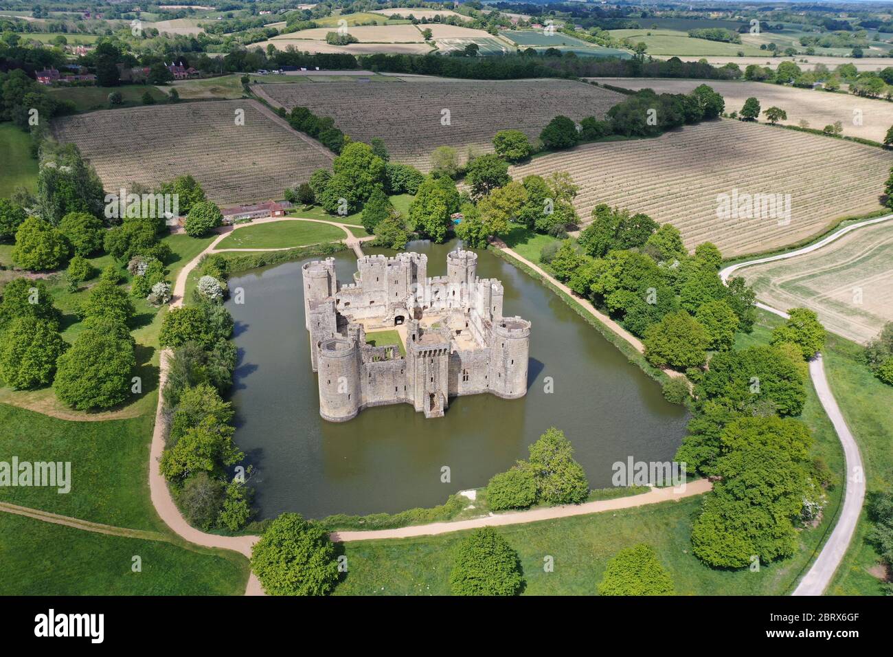 Drone shots of bodium castle hi-res stock photography and images - Alamy