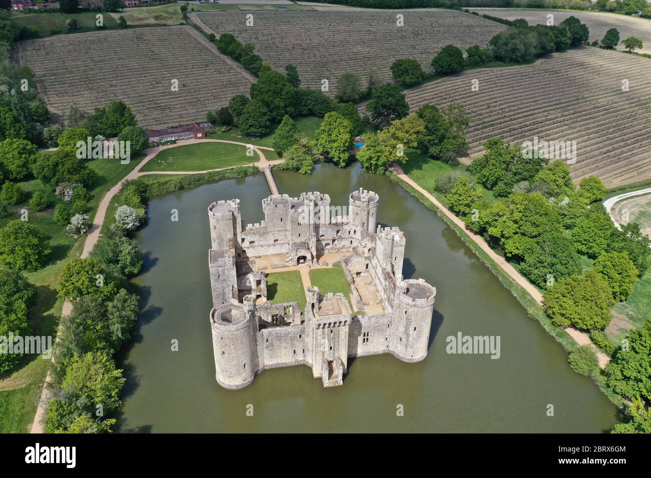 Drone shots of bodium castle hi-res stock photography and images - Alamy
