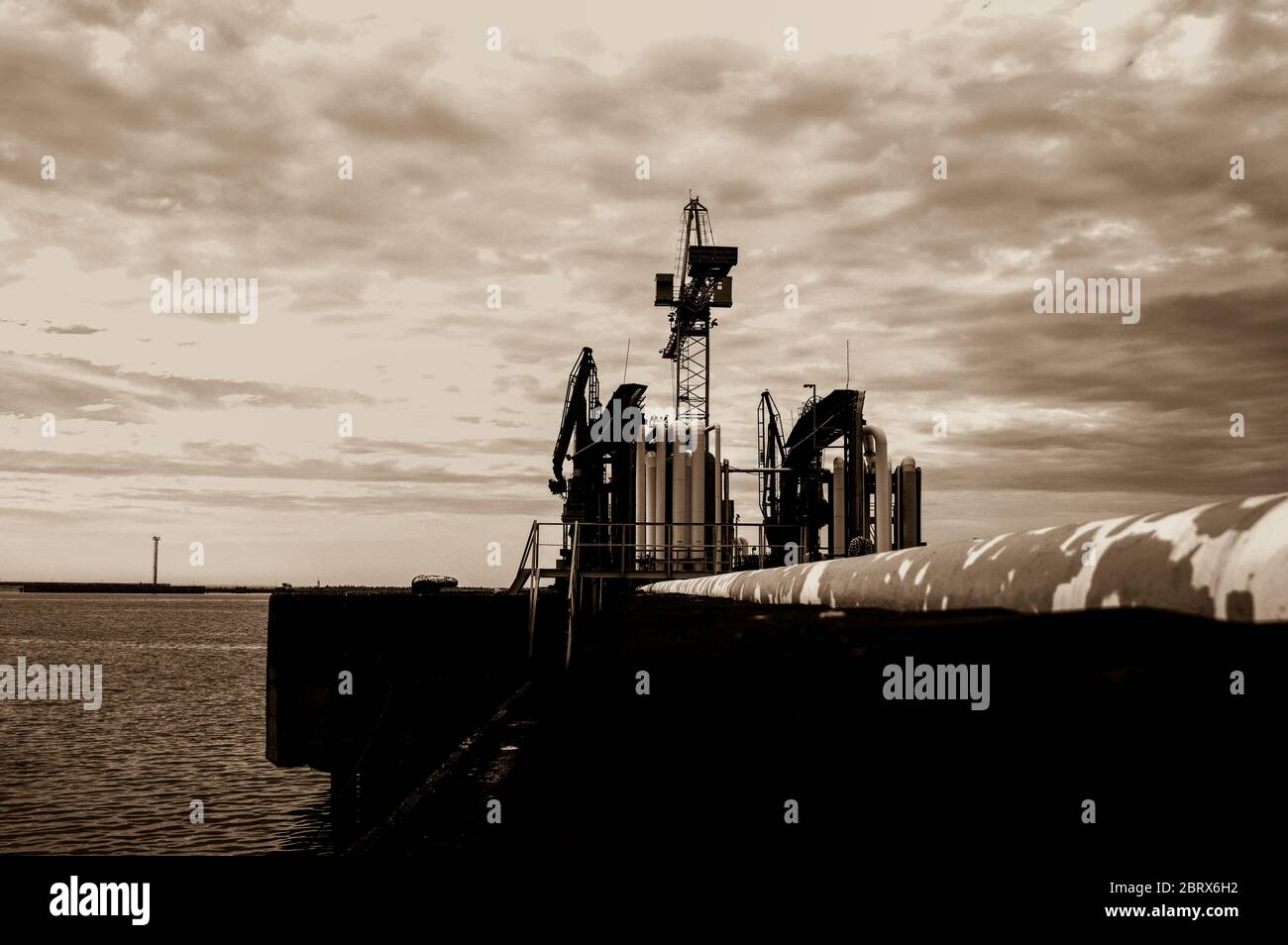 Crude Oil Terminal. Oil terminal is industrial facility for storage of ...