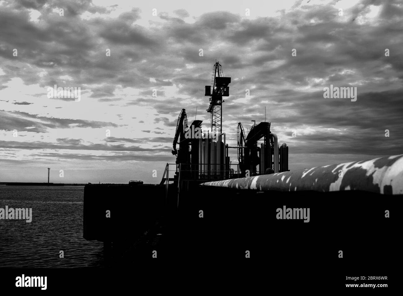 Crude Oil Terminal. Oil terminal is industrial facility for storage of ...