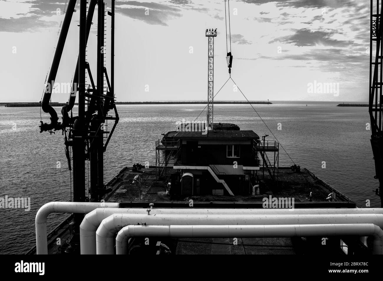 Crude Oil Terminal. Oil terminal is industrial facility for storage of ...