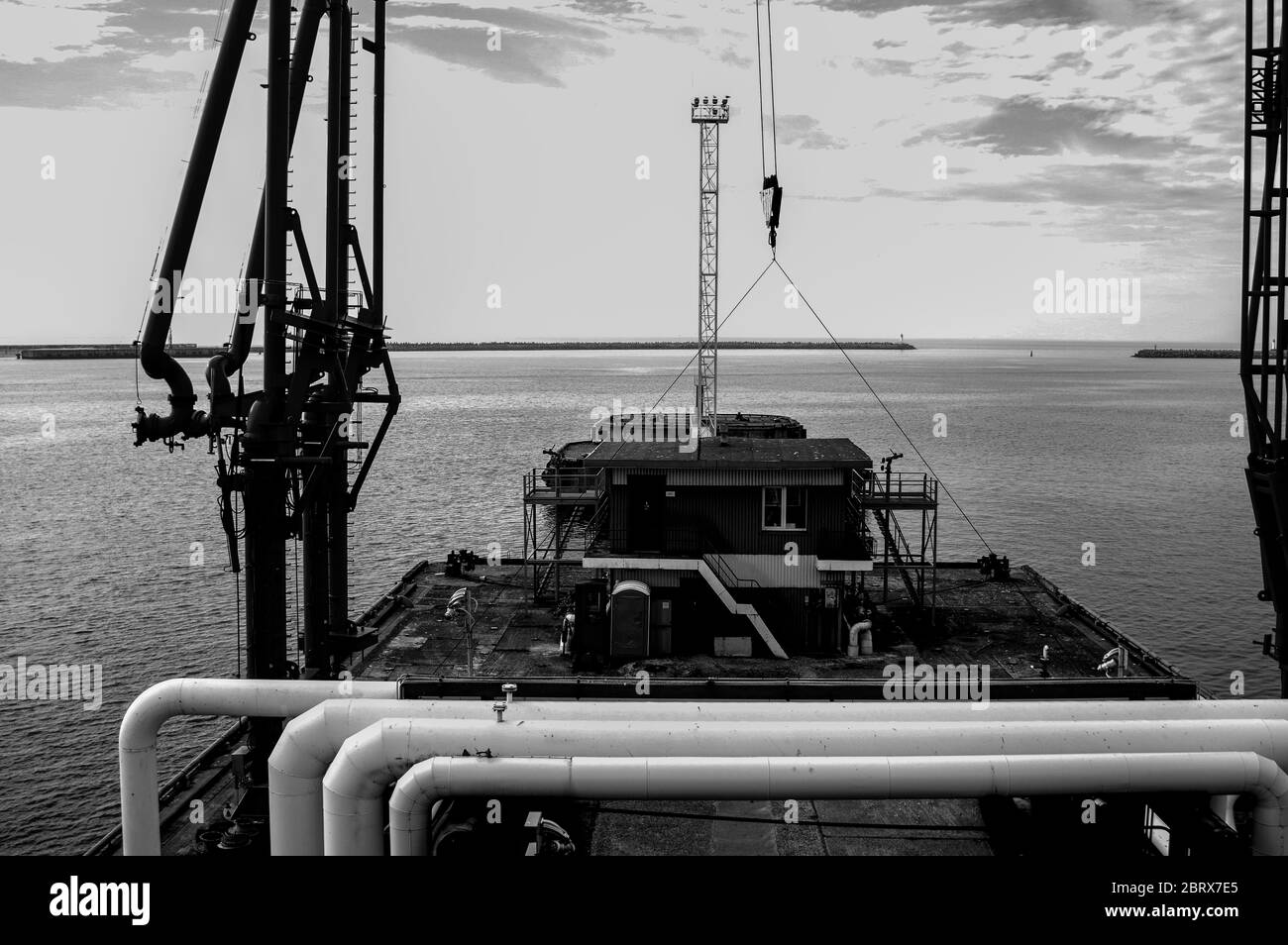 Crude Oil Terminal. Oil terminal is industrial facility for storage of ...